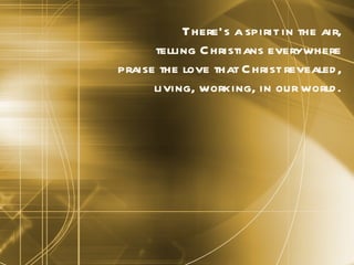 There's a spirit | PPT