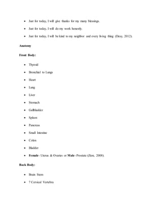 Reiki 101: Lesson 1 | DOCX