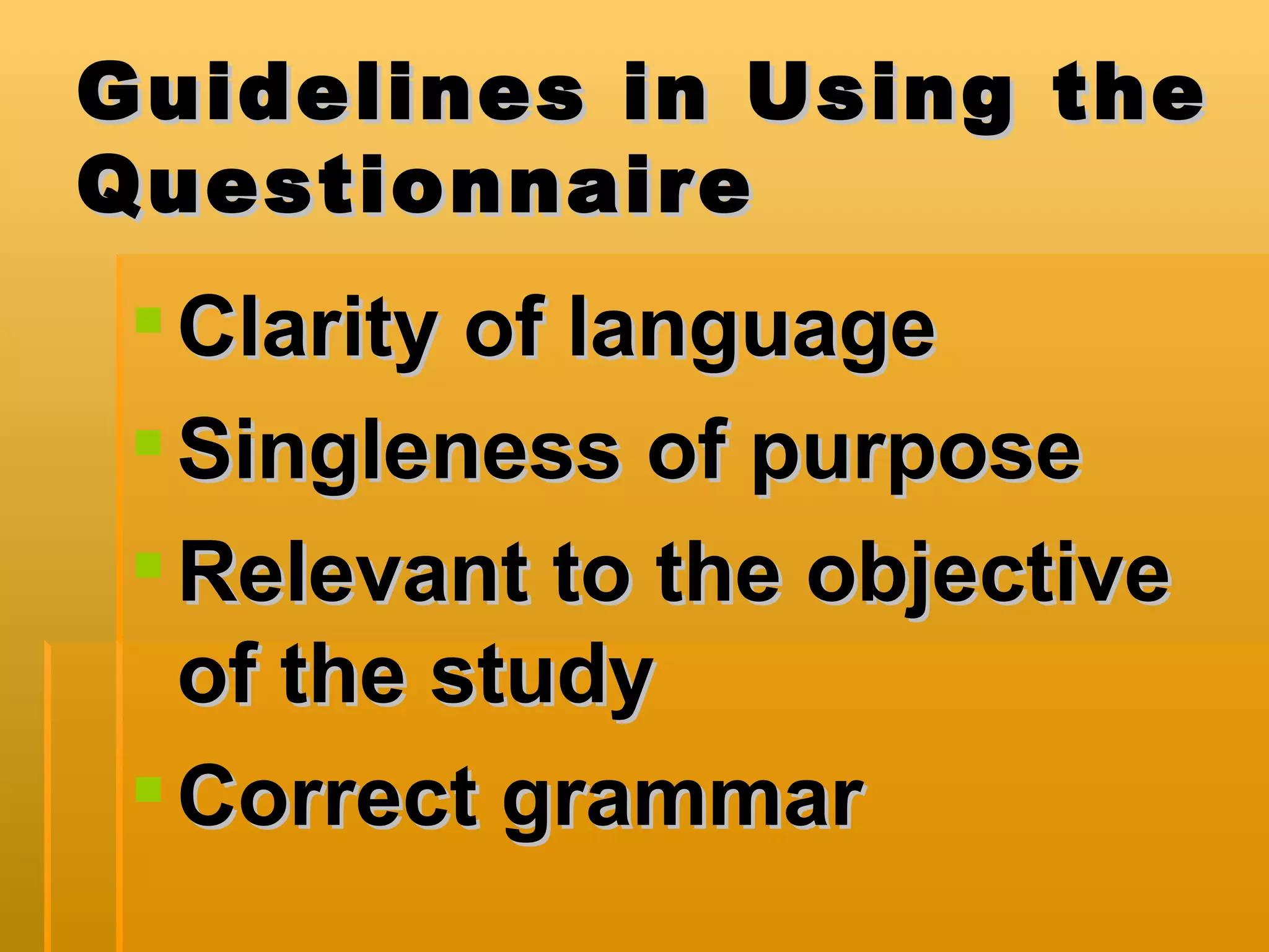 The research instruments | PPT