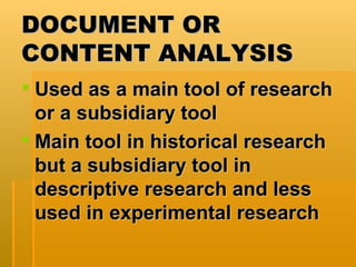 The research instruments | PPT