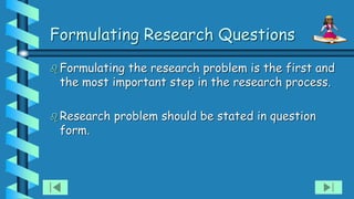 The research problem | PPT
