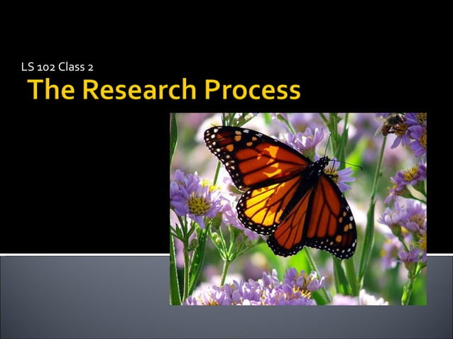 The Research Process | PPT