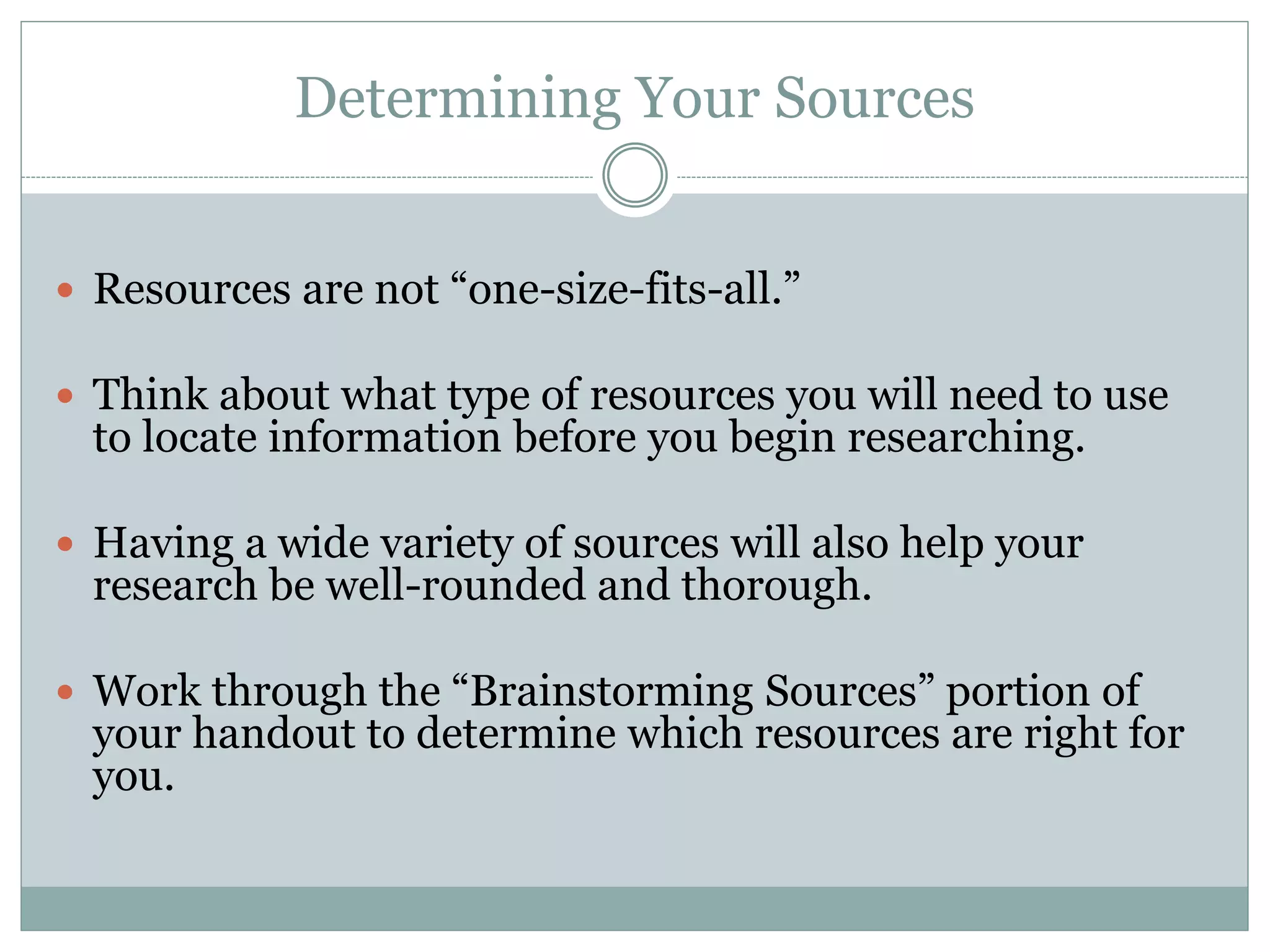 Preliminary Research Steps | PPTX