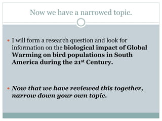 Preliminary Research Steps | PPTX