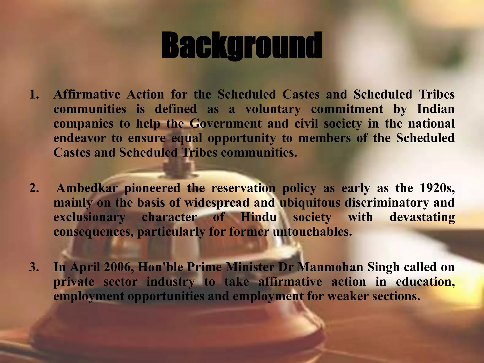 The reservation policies of india | PPTX