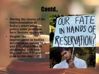 The reservation policies of india | PPTX
