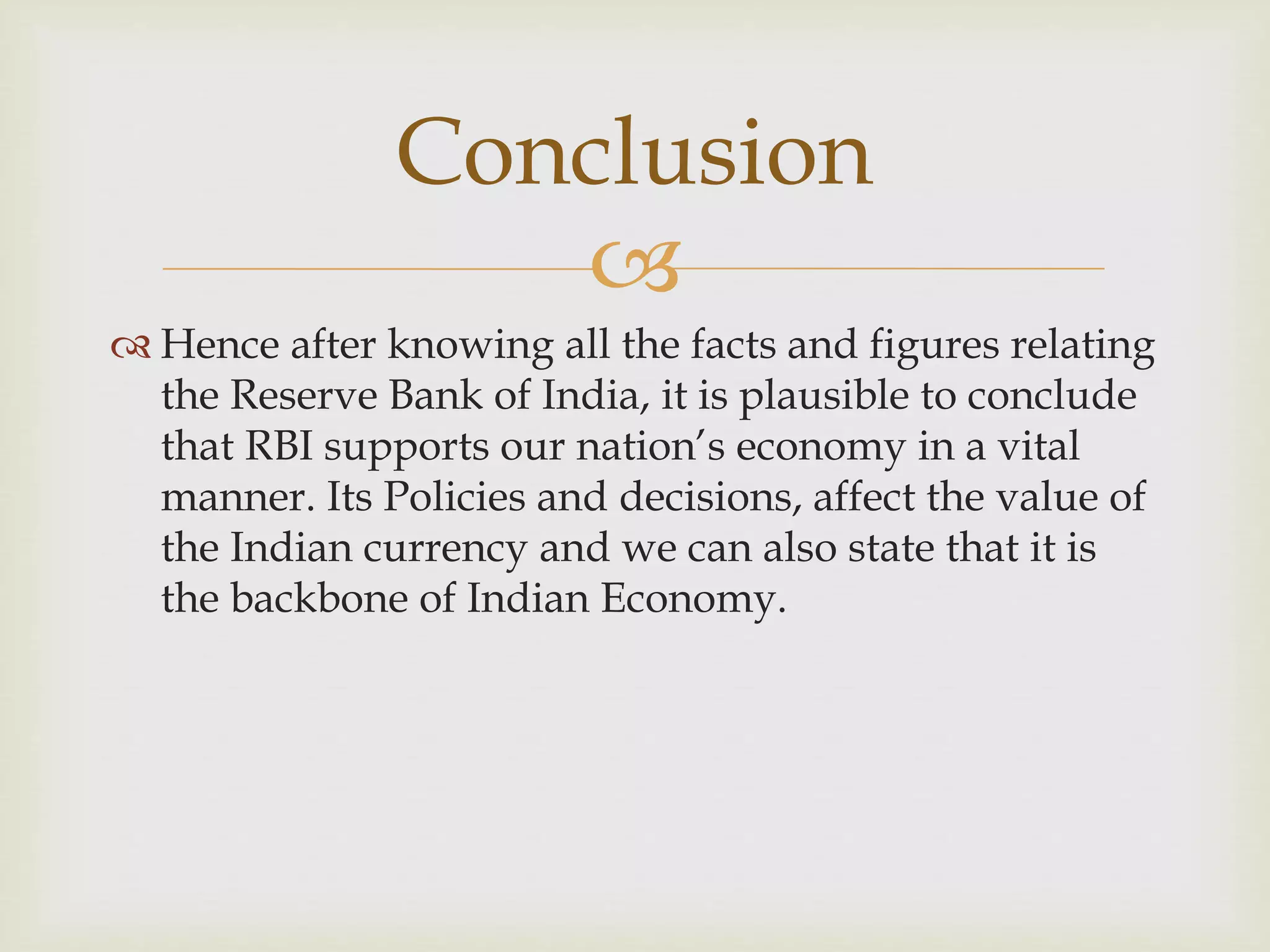 The reserve bank of india | PPTX