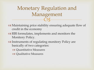 The reserve bank of india | PPTX