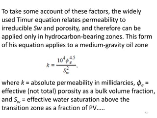 The reservoir (rock porosity and permeability) | PPTX