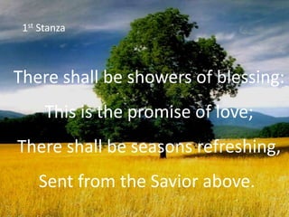 There Shall be Showers of Blessings | PPTX