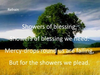 There Shall be Showers of Blessings | PPTX