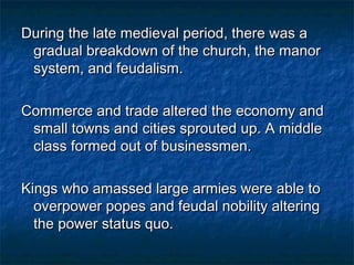 Chapter 10 The reshaping of medieval europe | PPT