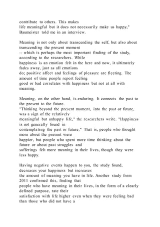 Theres more to life than being happy by emily esfahani sm | DOCX