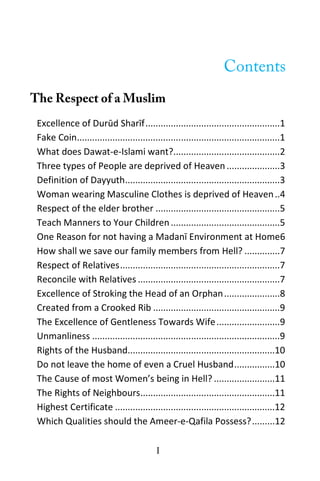 The respect of a muslim | PDF