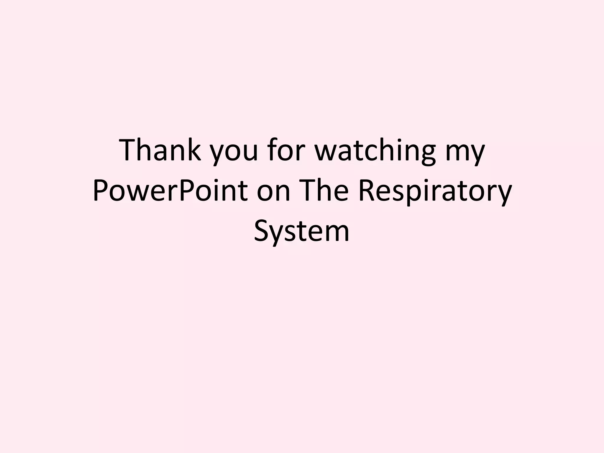 The respiratory system | PPT