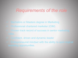 The responsibilities of a marketing director | PPT