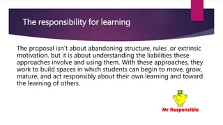 The responsibility for learning | PPTX