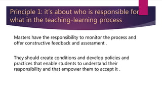 The responsibility for learning | PPTX