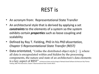 The Rest Architectural Style | PPT