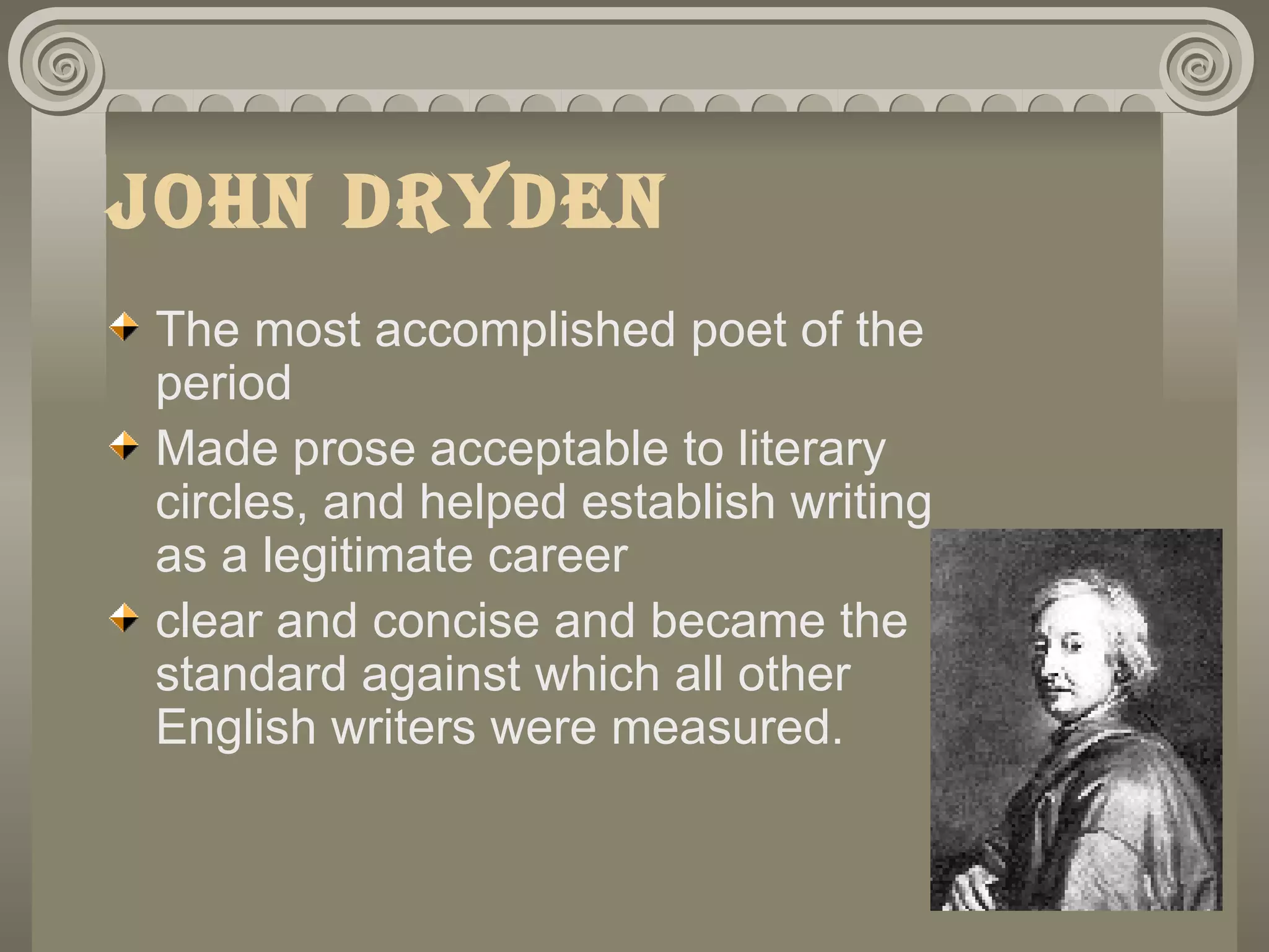 The Restoration And The 18th Century | PPT