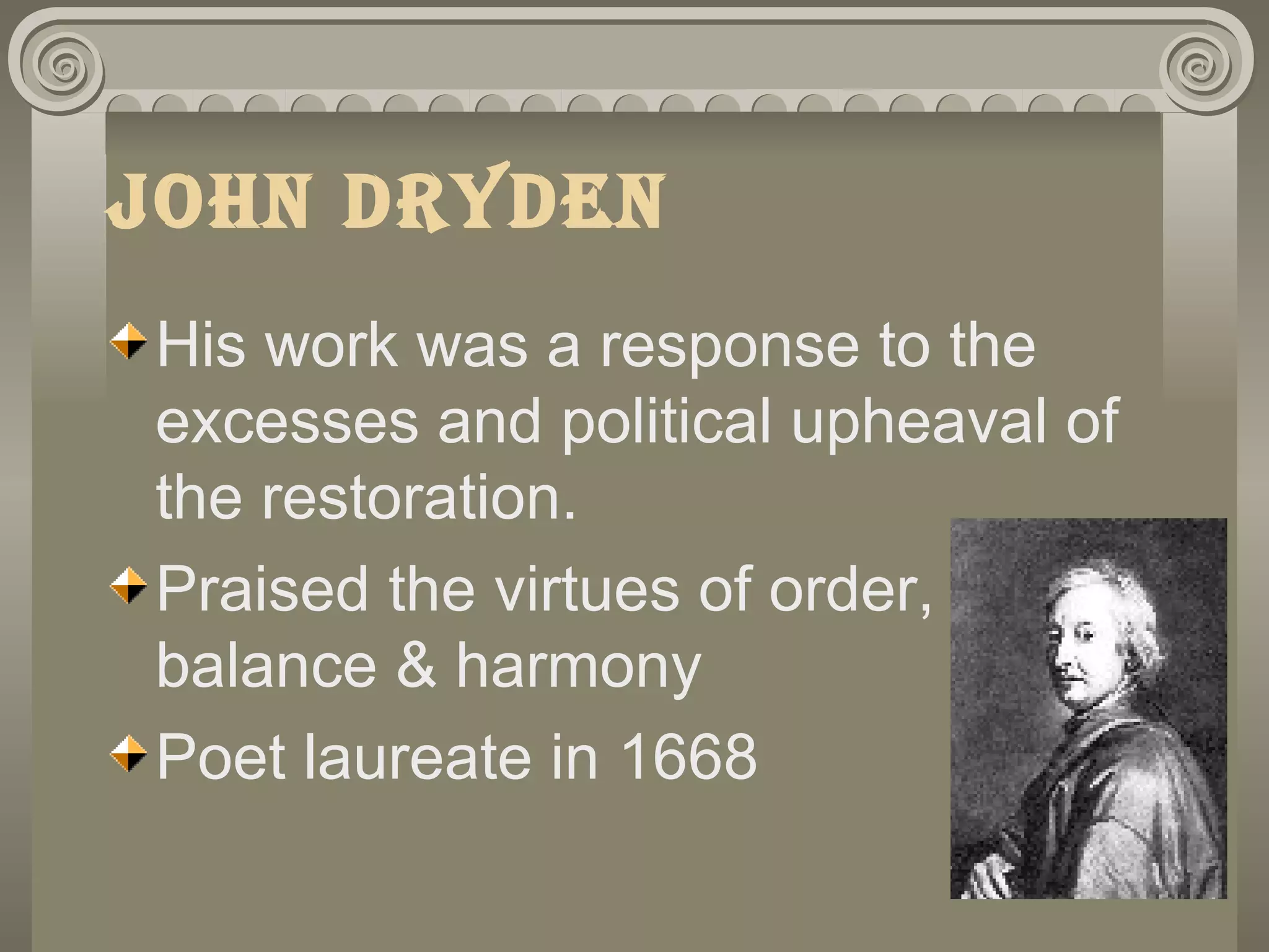 The Restoration And The 18th Century | PPT