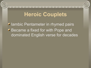 The Restoration And The 18th Century | PPT