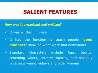 The Restoration Comedy | PDF