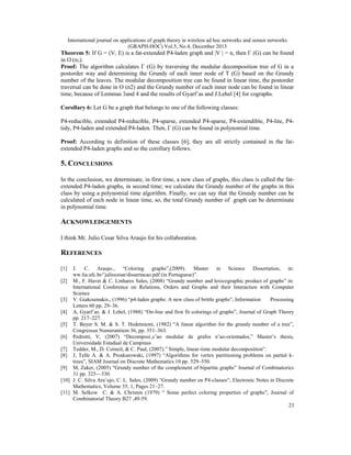 THE RESULT FOR THE GRUNDY NUMBER ON P4- CLASSES | PDF