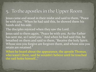 The resurrection and ascension | PPTX