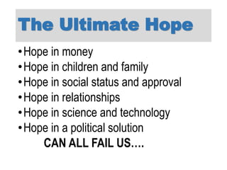 The Hope Of The Resurrection | PPTX | Christianity | Religion ...