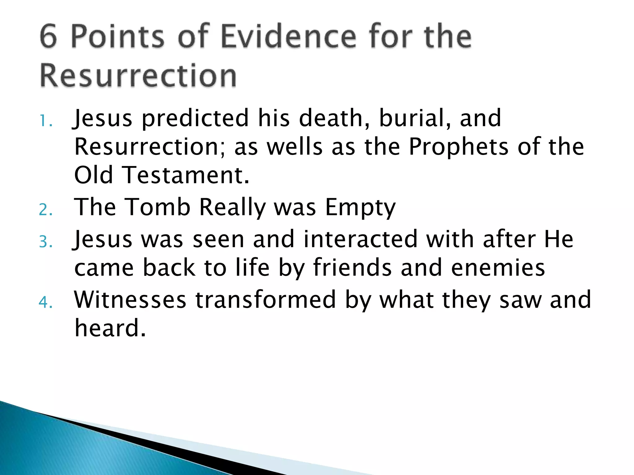 The resurrection of jesus | PPTX