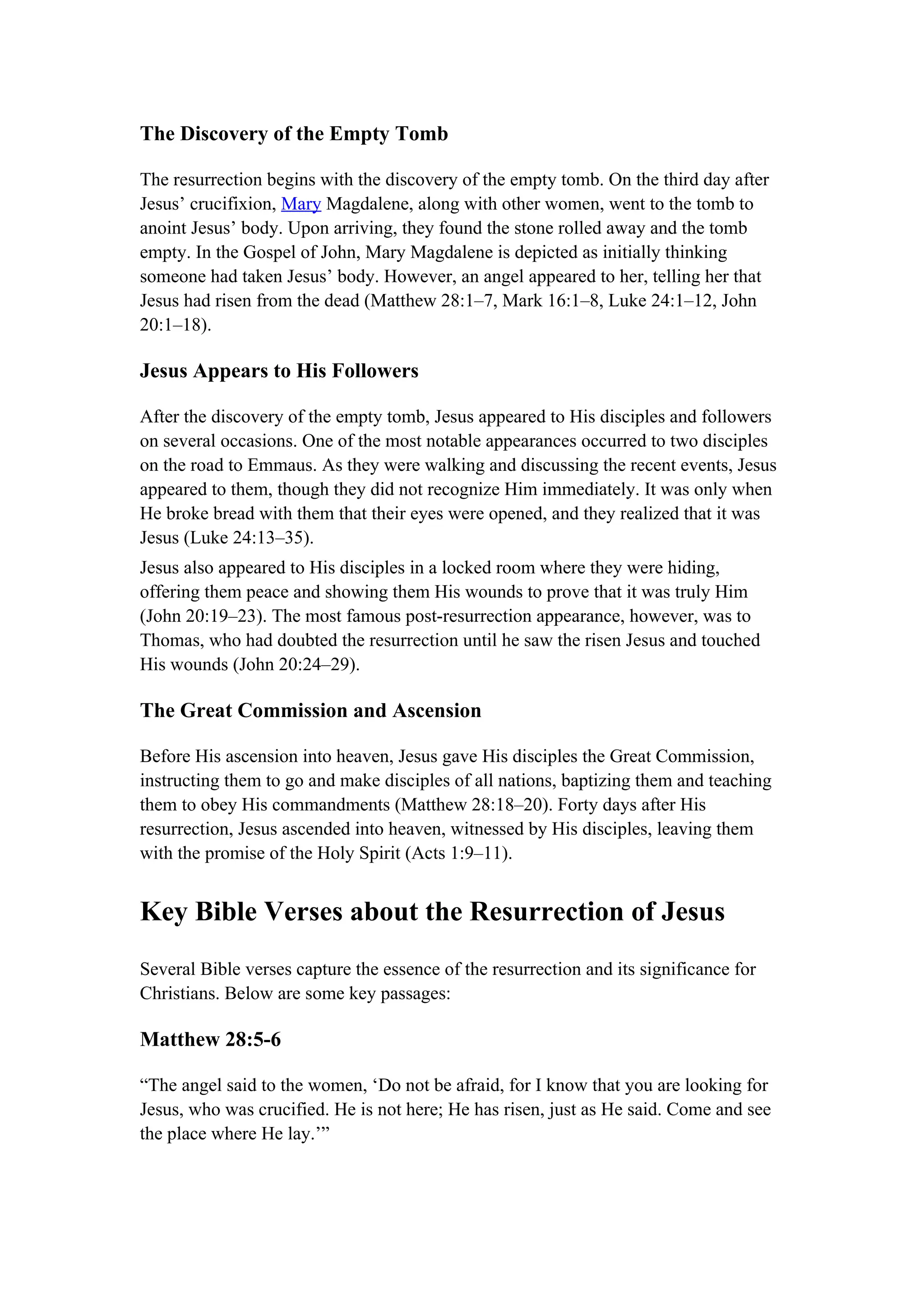 The Resurrection of Jesus Bible Story, Verses & Meaning.docx