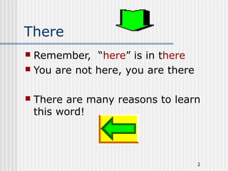 There, they’re and their ppt | PPT