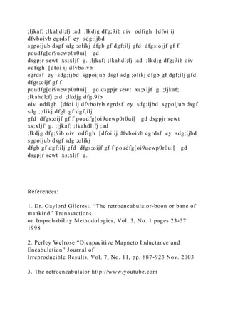 The Retro Encabulator By Susie Slug Abstract .docx