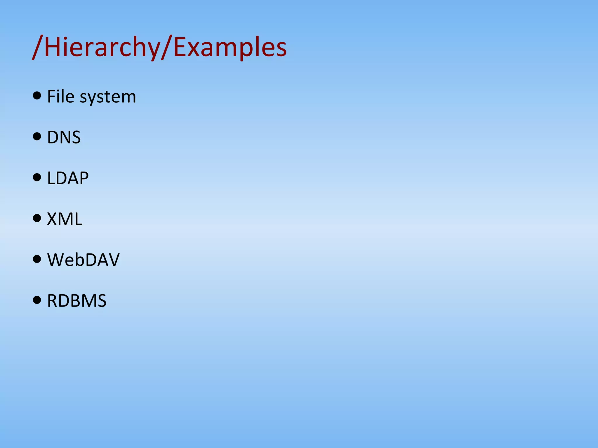 The return of the hierarchical model | PPT