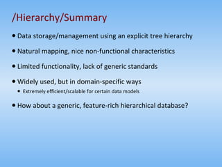 The return of the hierarchical model | PPT