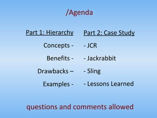 The return of the hierarchical model | PPT