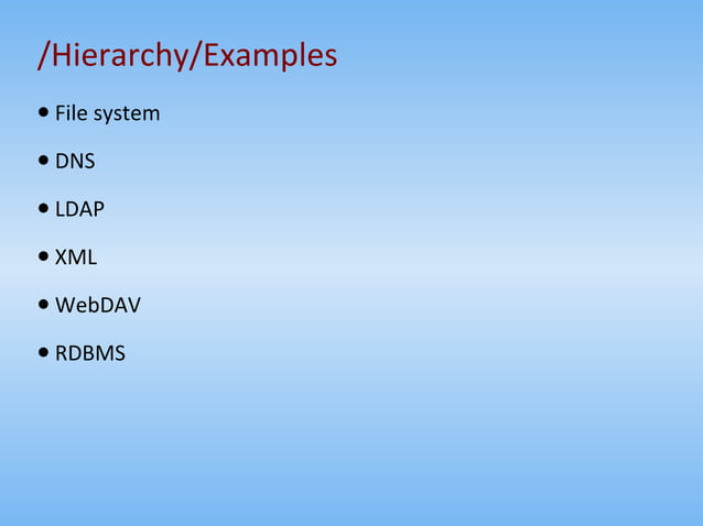 The return of the hierarchical model | PPT
