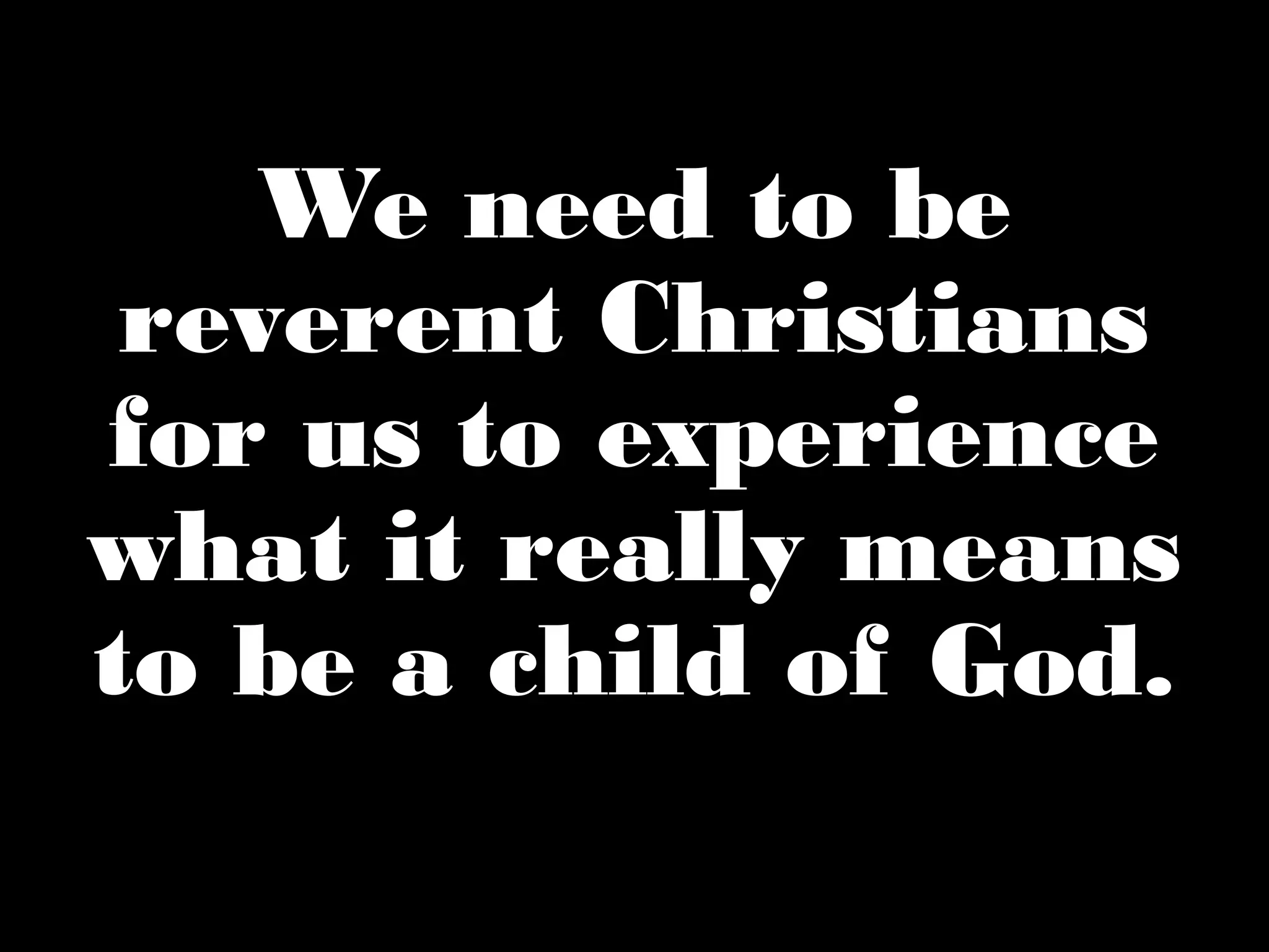 Church Sermon: Fear of God - Part 3 | PPT