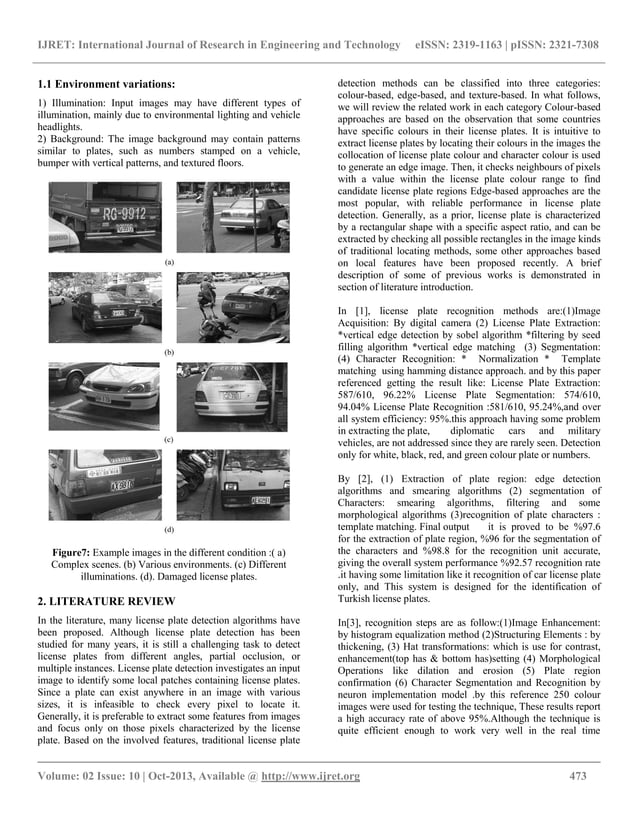 The review on automatic license plate recognition (alpr) | PDF | Cameras and Camcorders ...