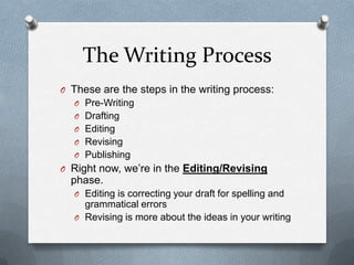The revision process | PPTX