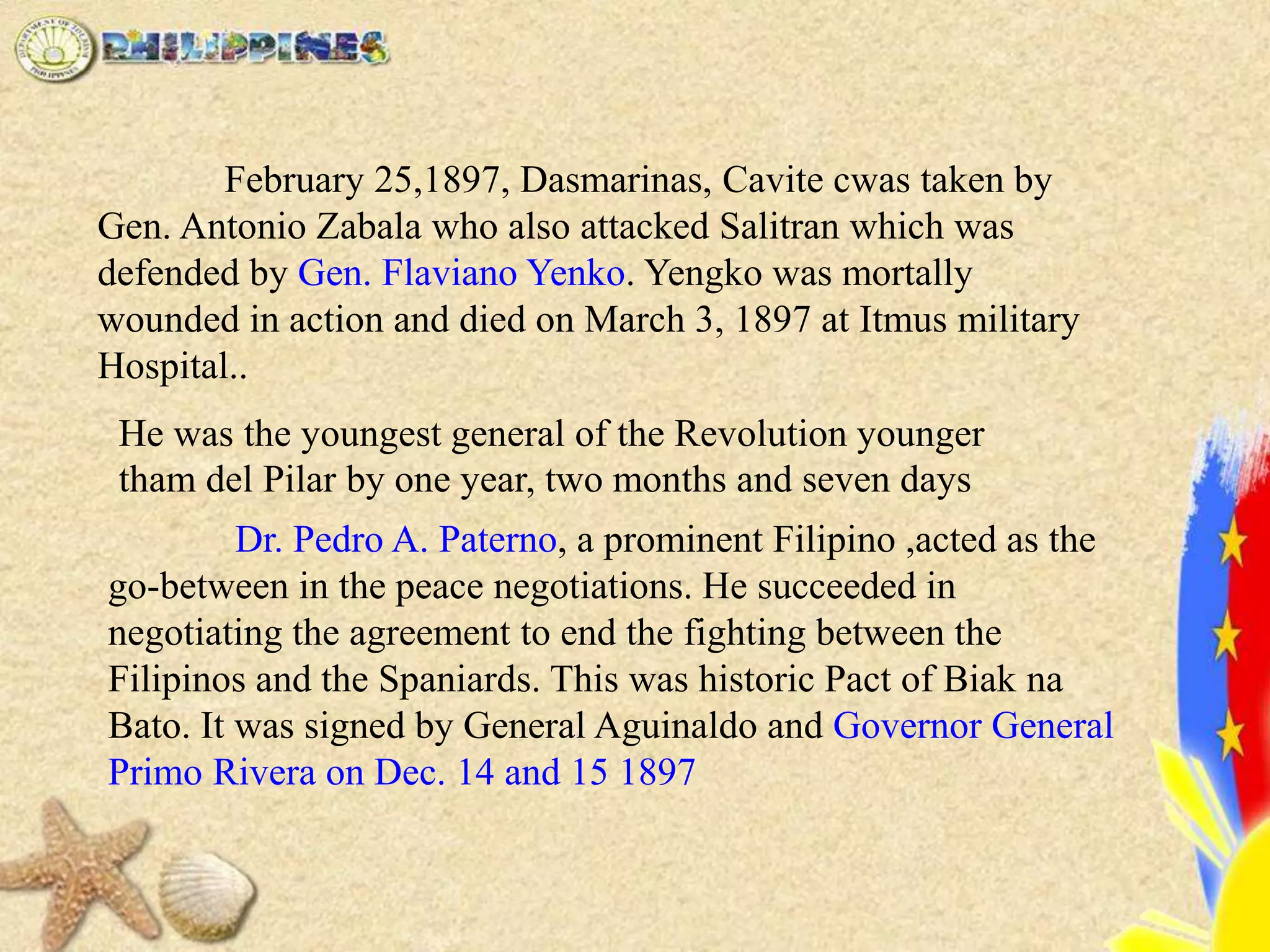 The revolution of 1896 | PPTX