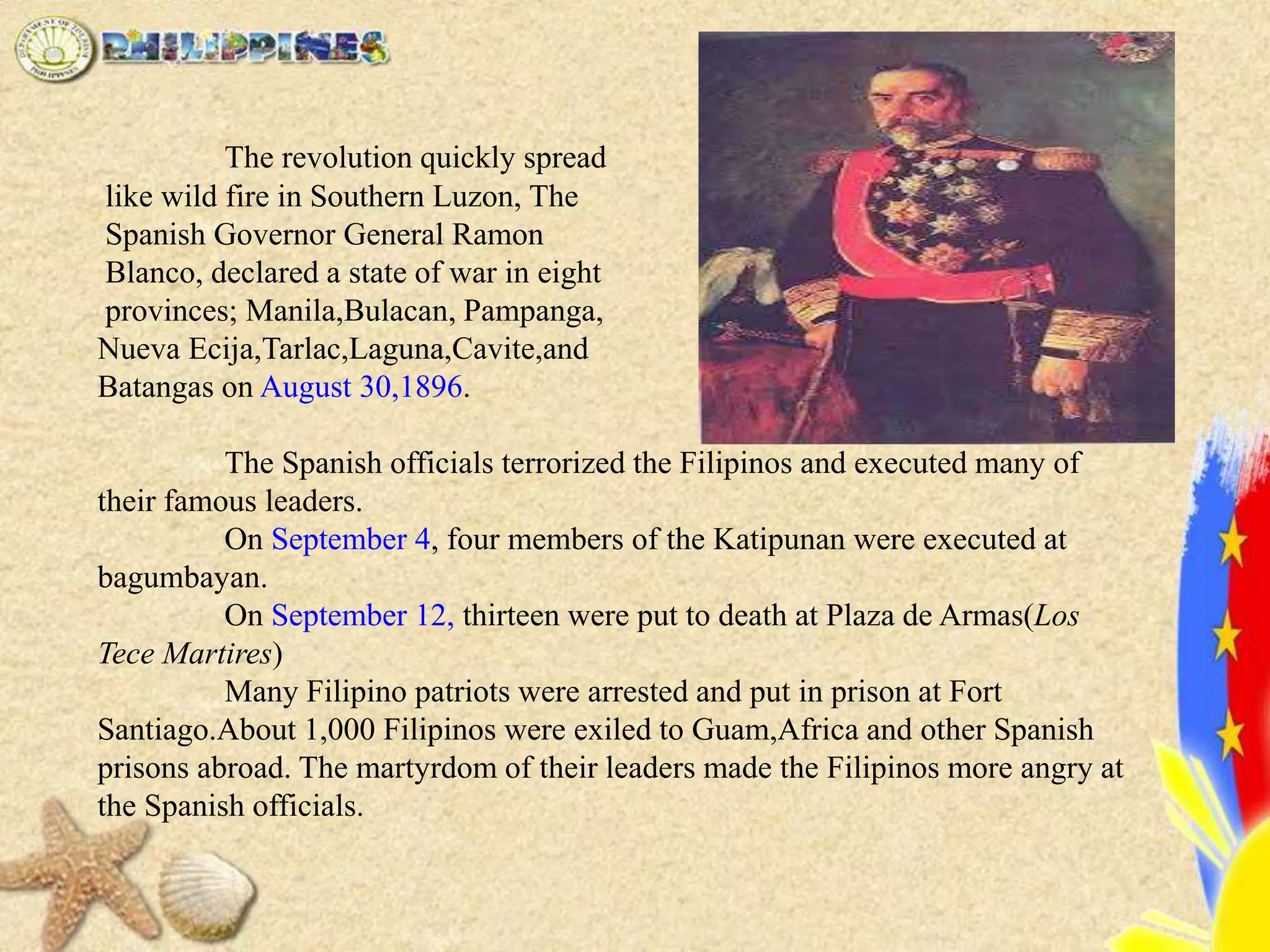 The revolution of 1896 | PPTX