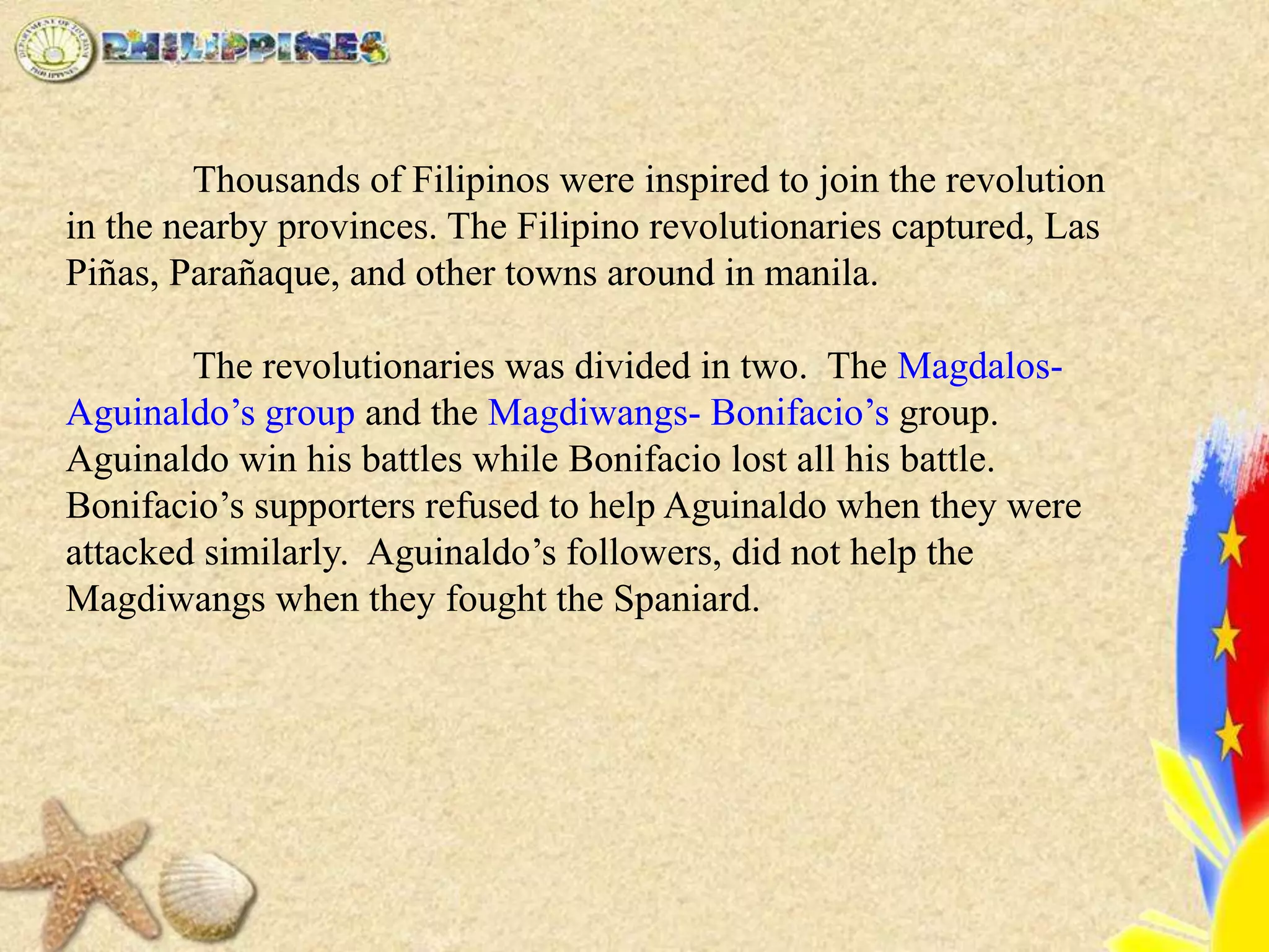 The revolution of 1896 | PPTX