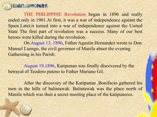 The revolution of 1896 | PPTX