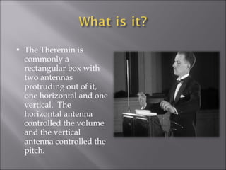 The Revolutionaries of Electronic Musical Instruments | PPT