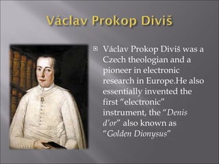 The Revolutionaries of Electronic Musical Instruments | PPT