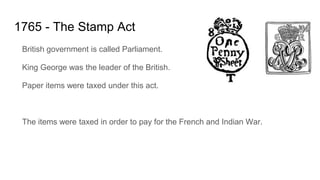 The Revolutionary War | PPTX