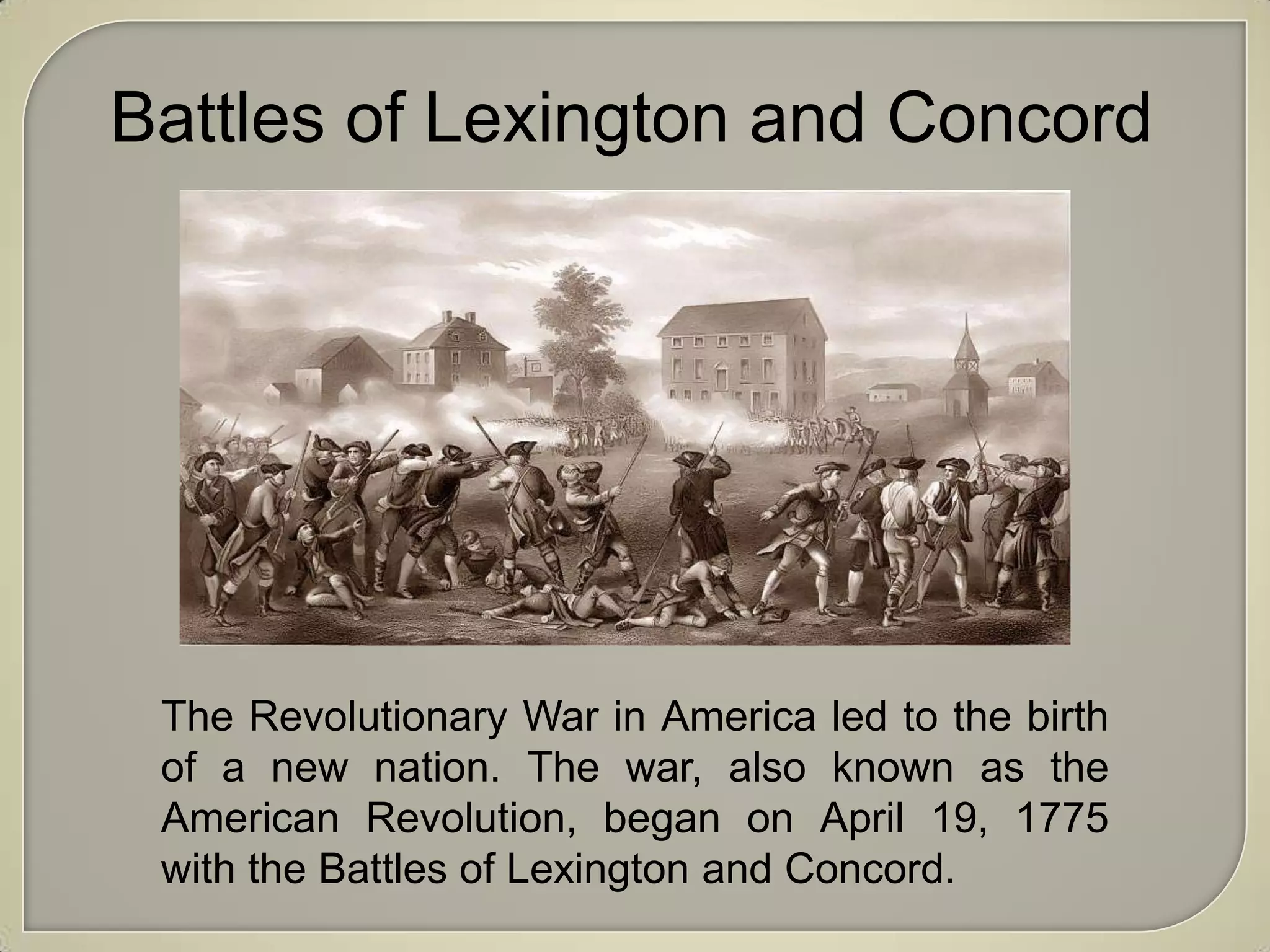 The Revolutionary War Power Point | PPTX