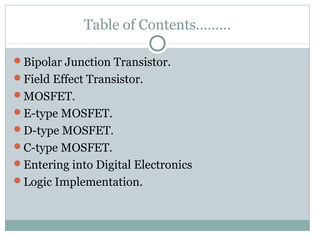 The Revolution from Transistor to Digital Electronics | PPT